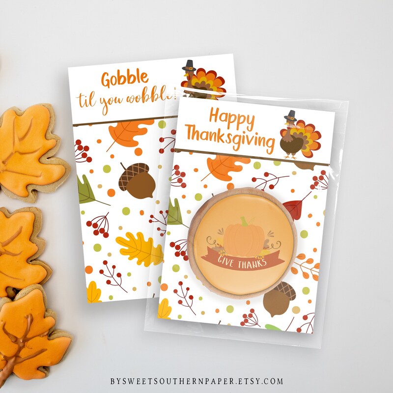 Thanksgiving Cookies - Etsy