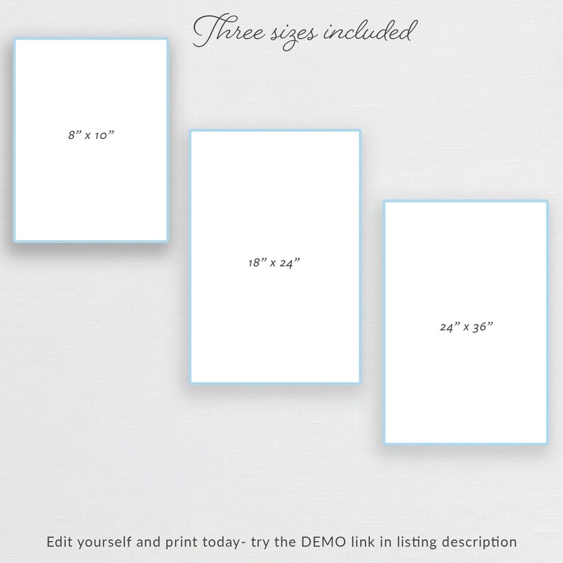 Printable Funeral Sign Template | Memorial Service Sign | Funeral ...