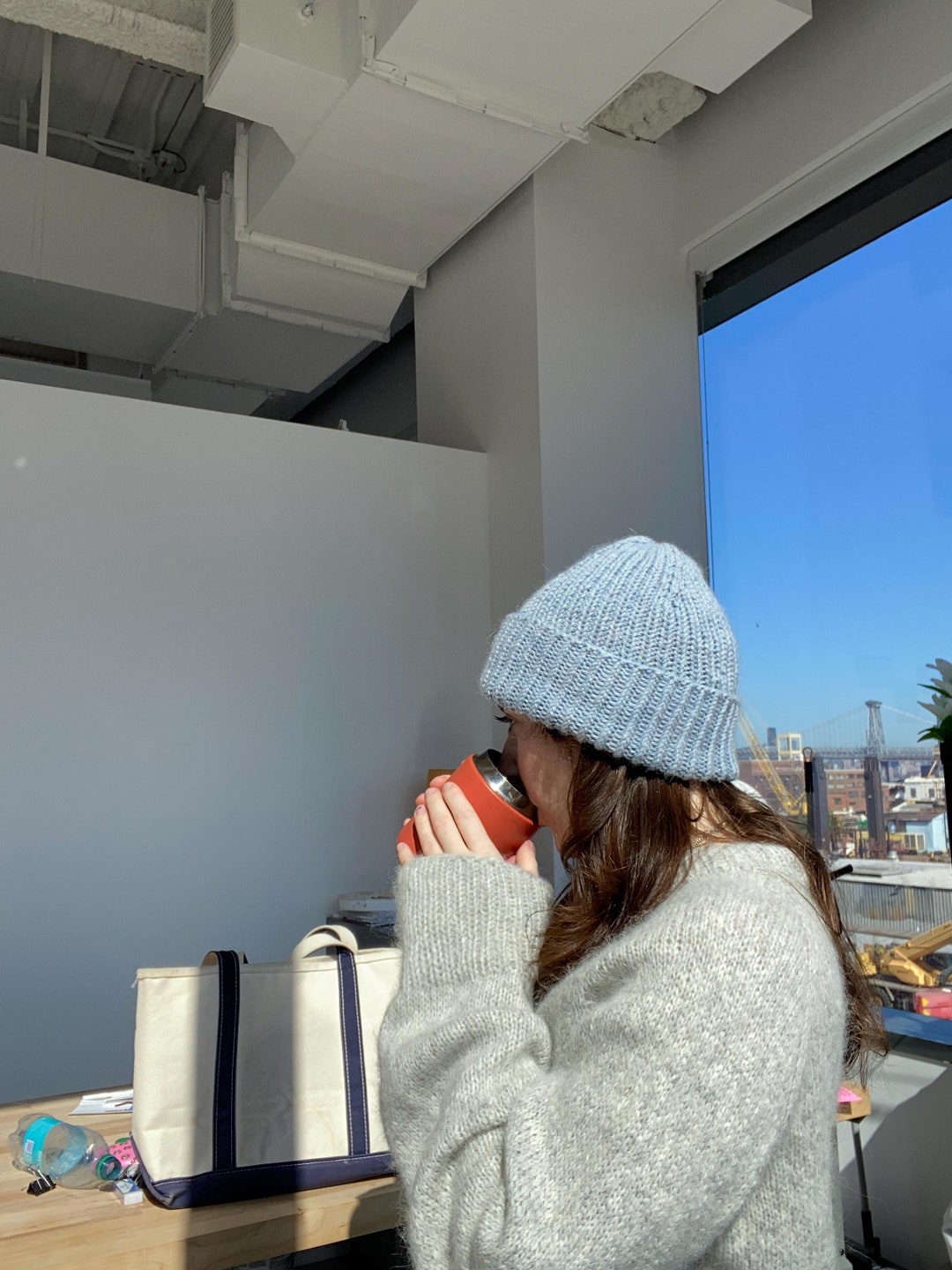 The Rookie Hat Beginner Knitting Pattern - Etsy