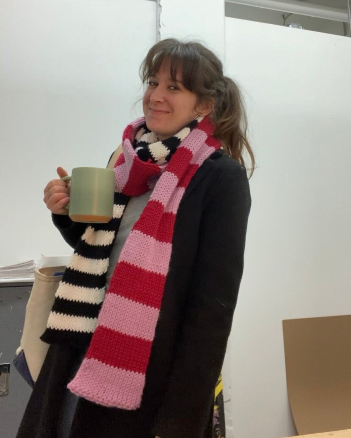 The Super Stripe Scarf Knitting Pattern - Etsy