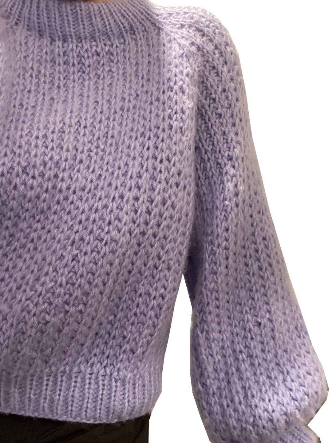 HAZY DAYS Chunky Knit Sweater Pattern - Etsy