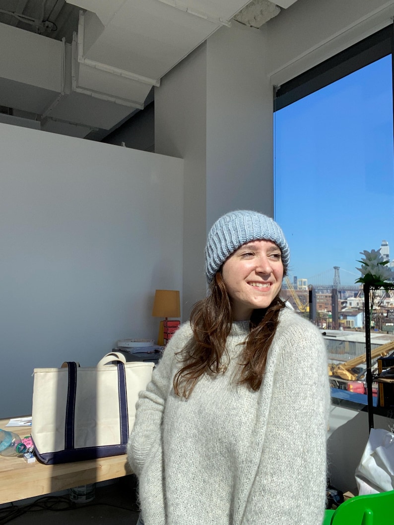 The Rookie Hat Beginner Knitting Pattern - Etsy