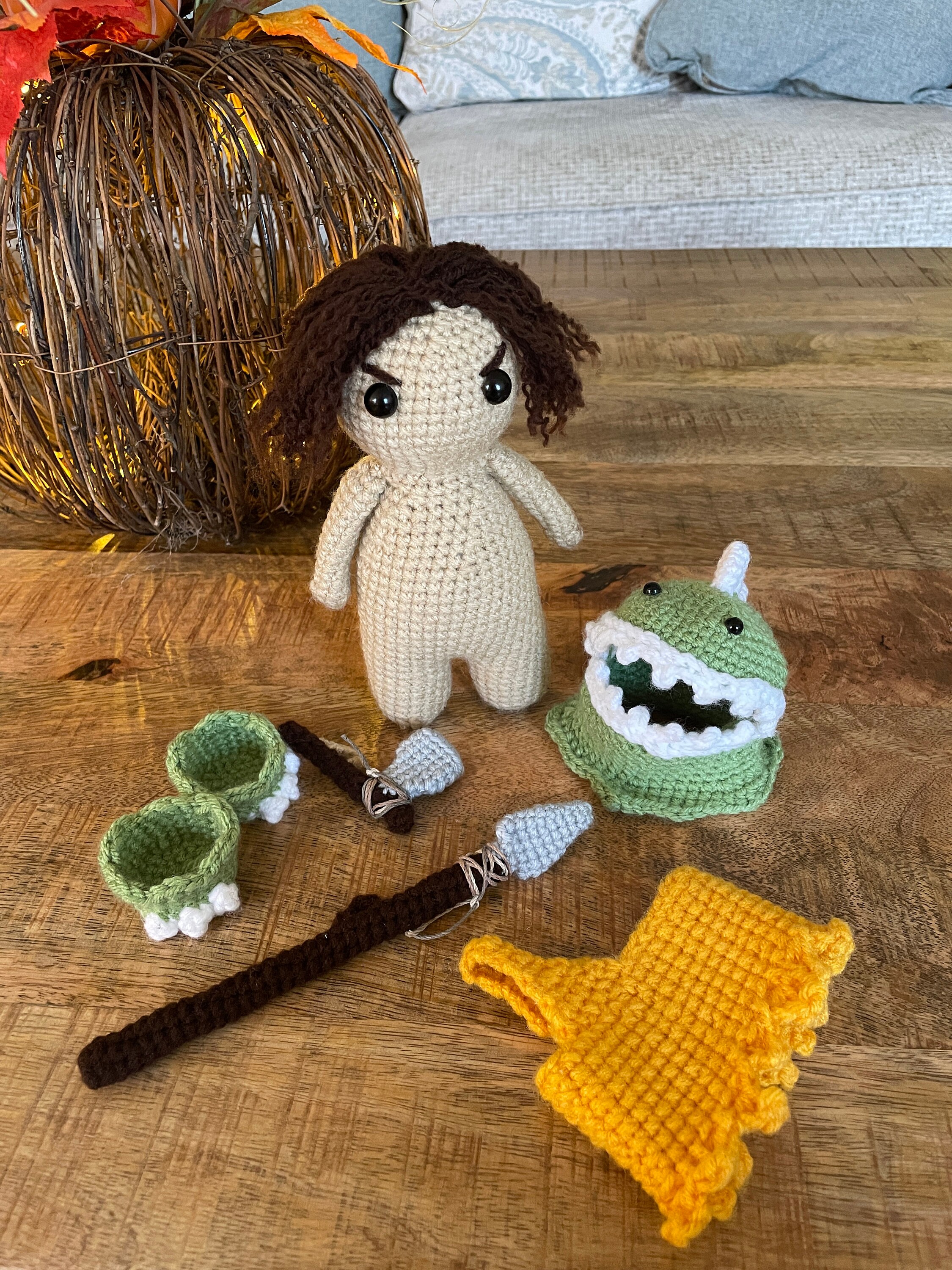 Caveman Pattern DIGITAL PATTERN Costume Crochet Plushie | Etsy