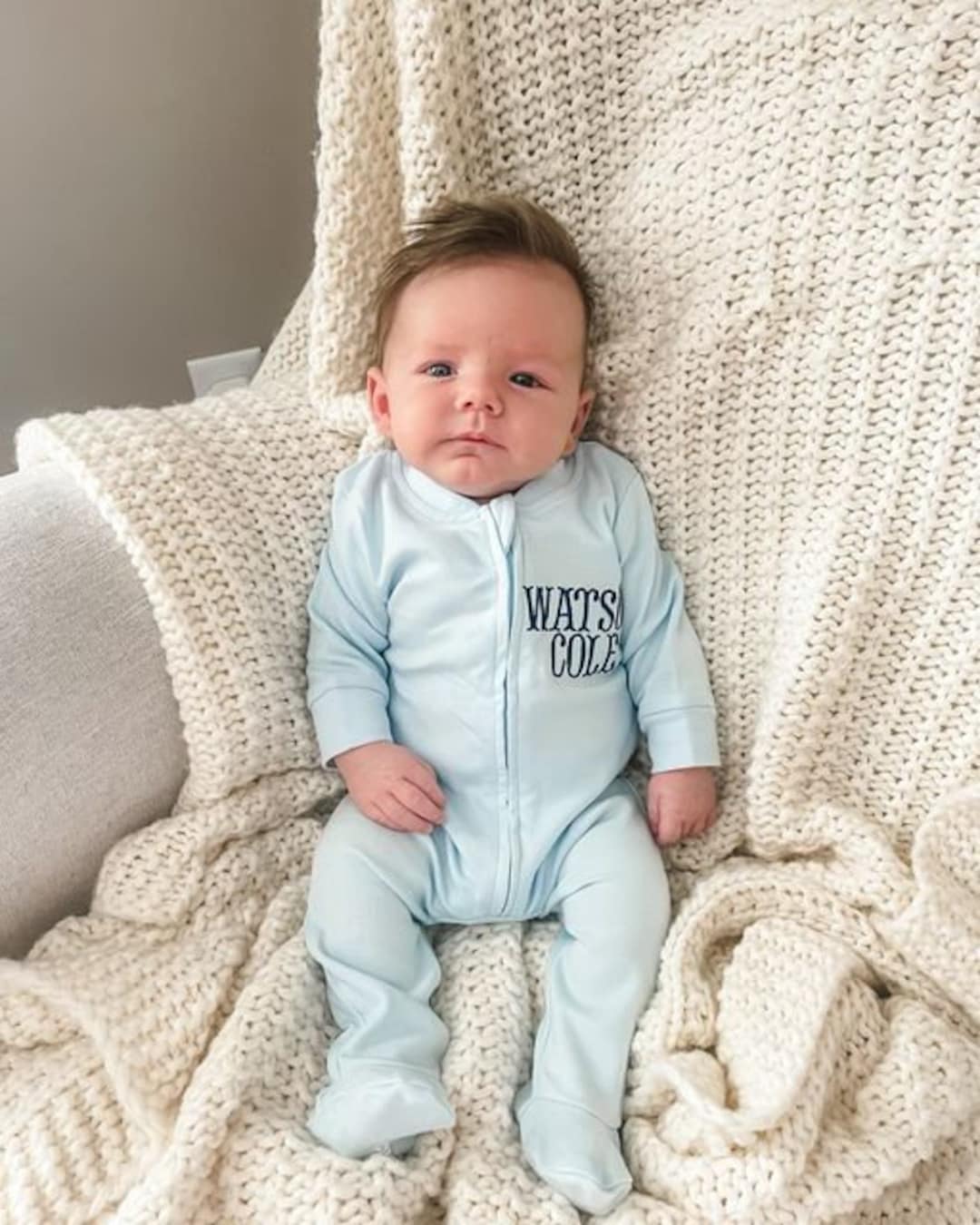 Personalized Pajama Sleeper, Coming Home Outfit, Toddler Baby One Piece ...