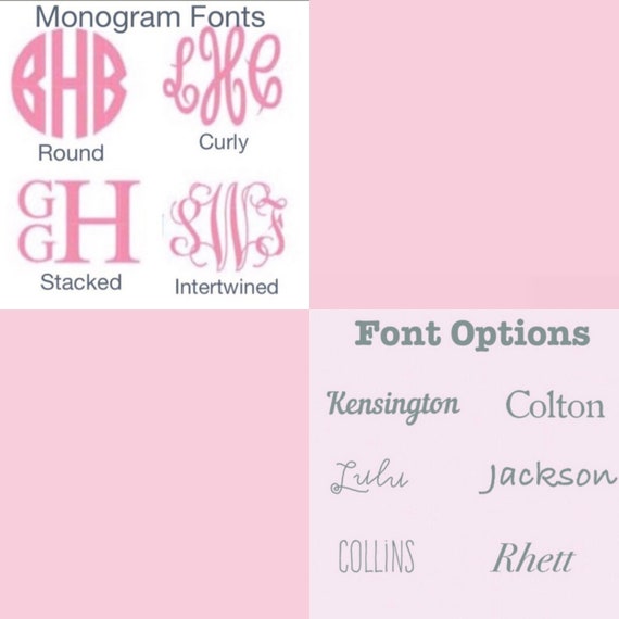 Embroidery Add On Monograms Extra Monogram Extra - Etsy