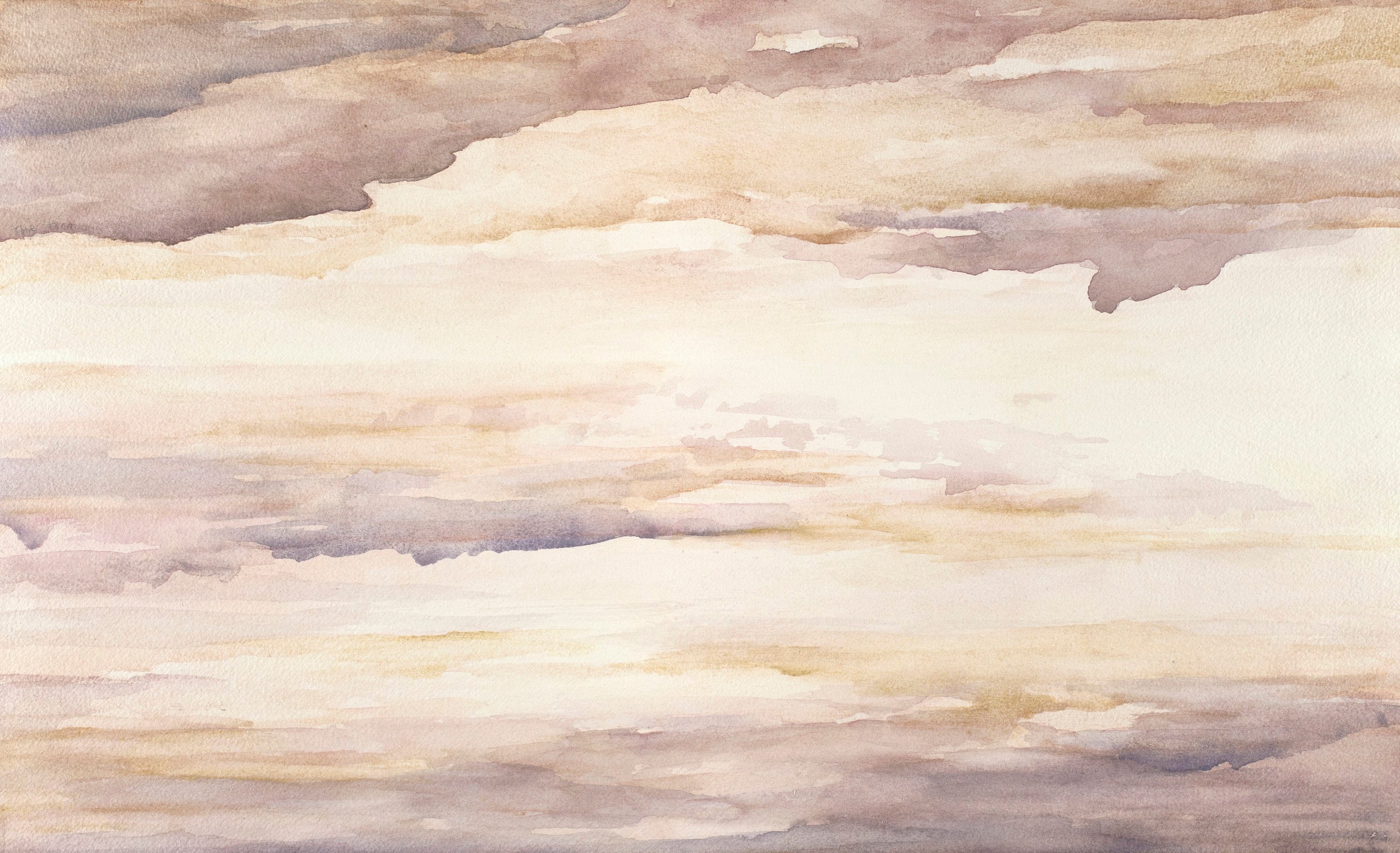 Original Watercolor Painting Art Print Mounted on Wood - Etsy Norway