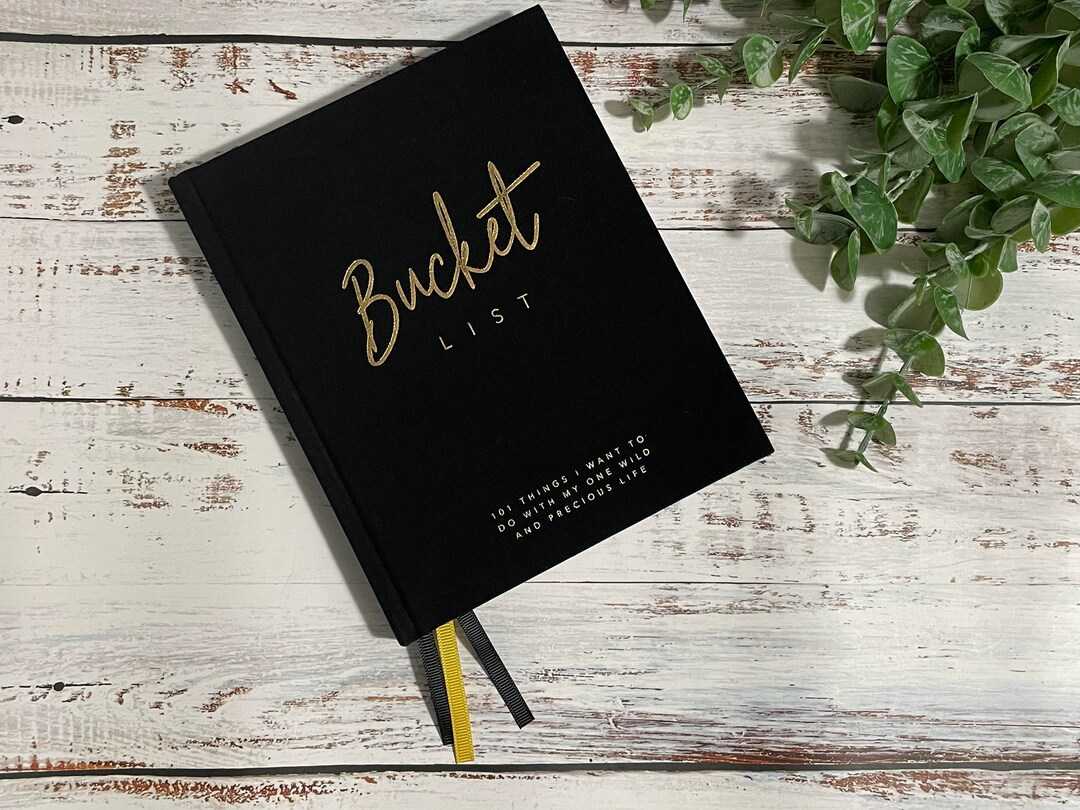Bucket List Journal A5 Bucket List Tracker Goal Tracker - Etsy