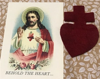 Sacred Heart Badges - Etsy