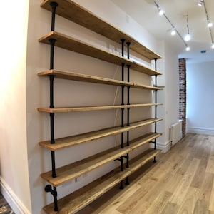 Bespoke Industrial Rustic Shelving Custom Industrial Rustic - Etsy