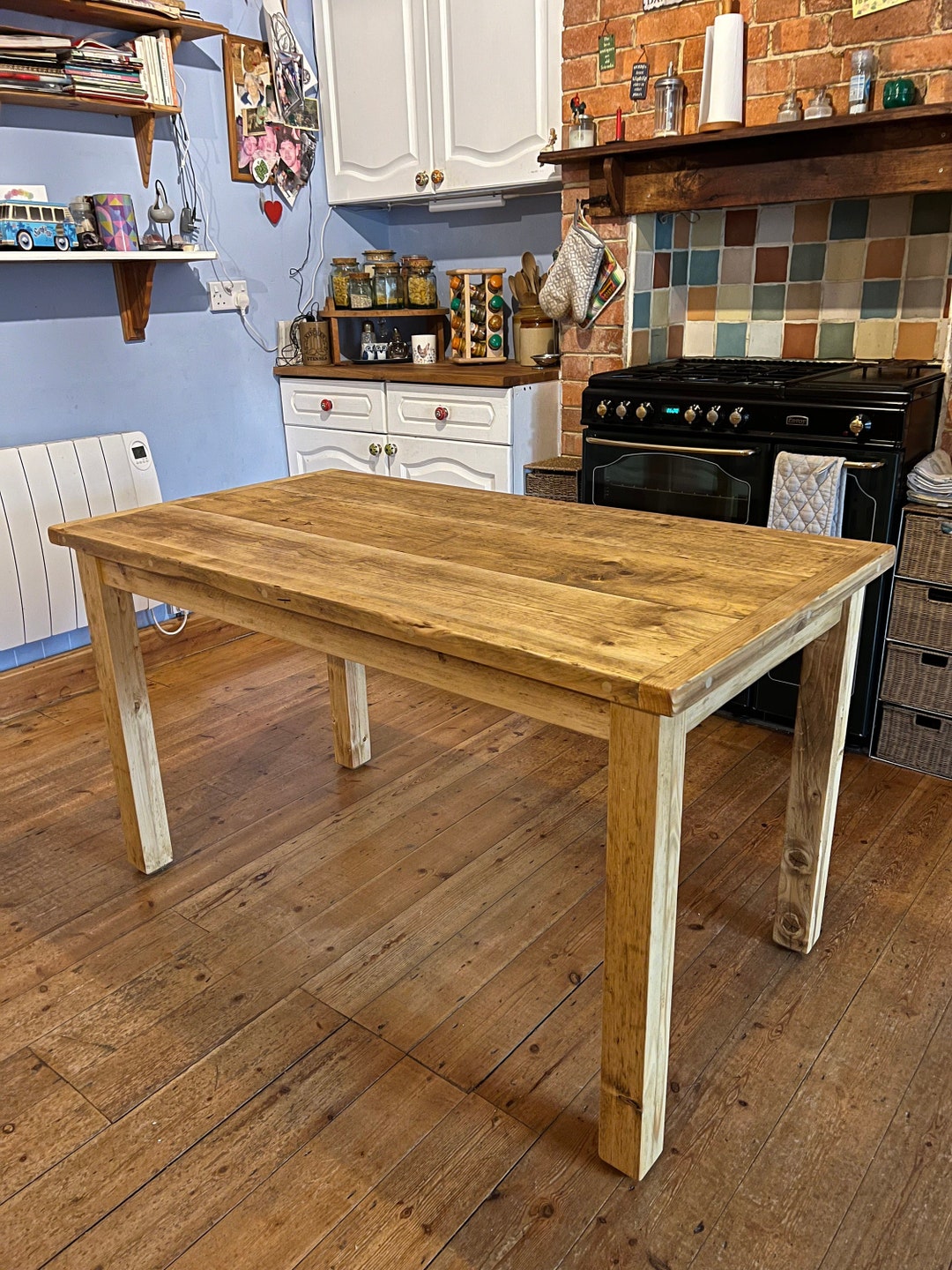 Rustic Dining Table Farmhouse Dining Table - Etsy