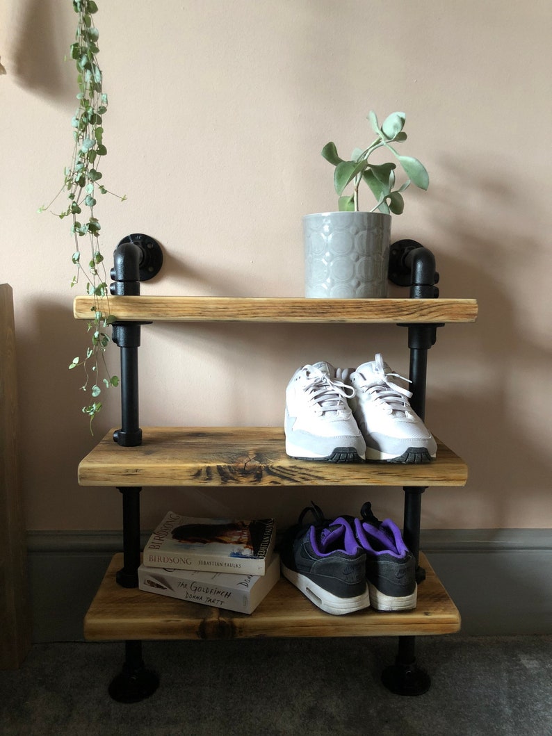 Bespoke Industrial Rustic Shelving Custom Industrial Rustic - Etsy