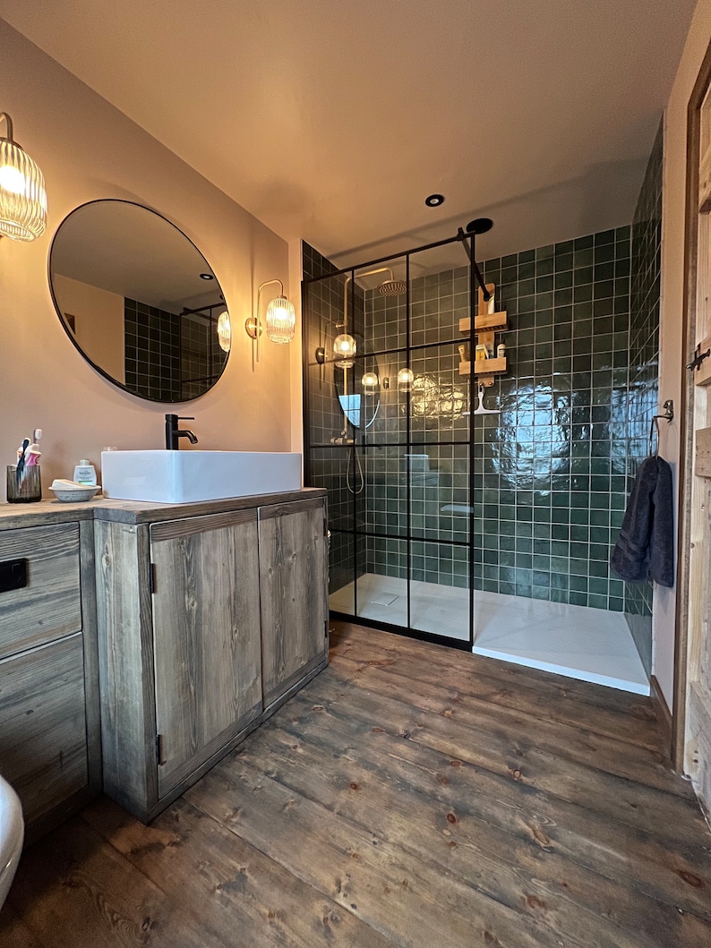 Rustic Vanity Unit Reclaimed Vanity Unit Farmhouse - Etsy