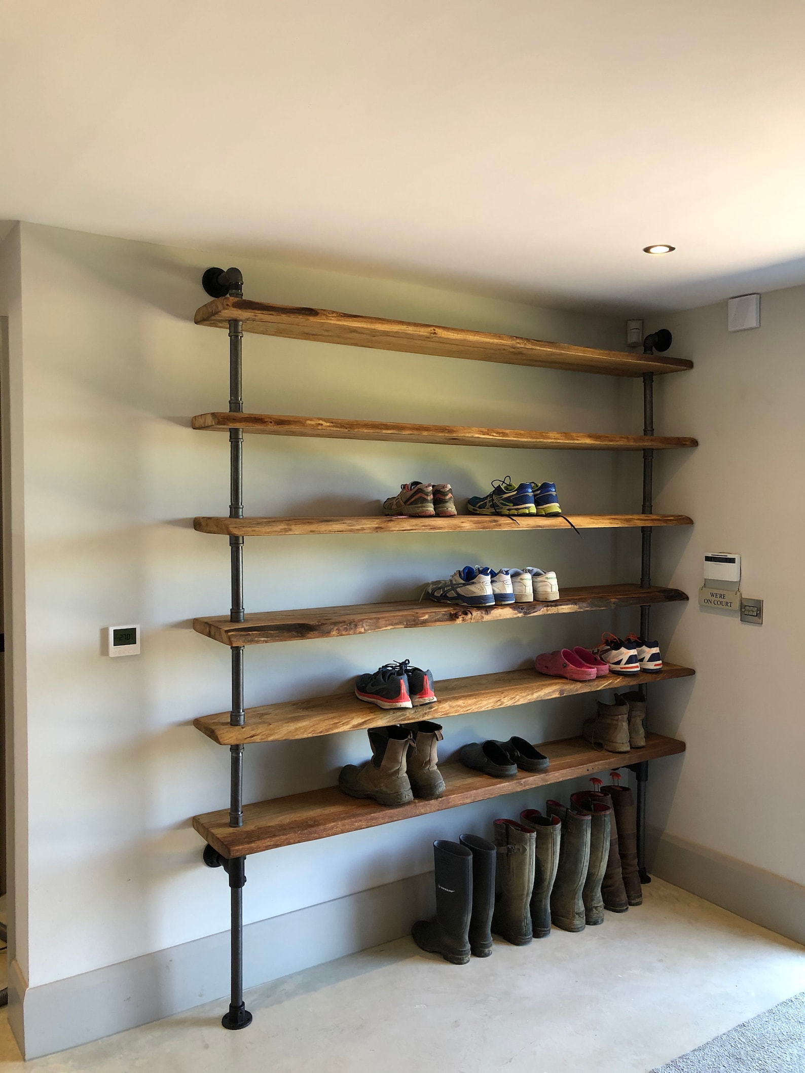 Bespoke Industrial Rustic Shelving Custom Industrial Rustic - Etsy