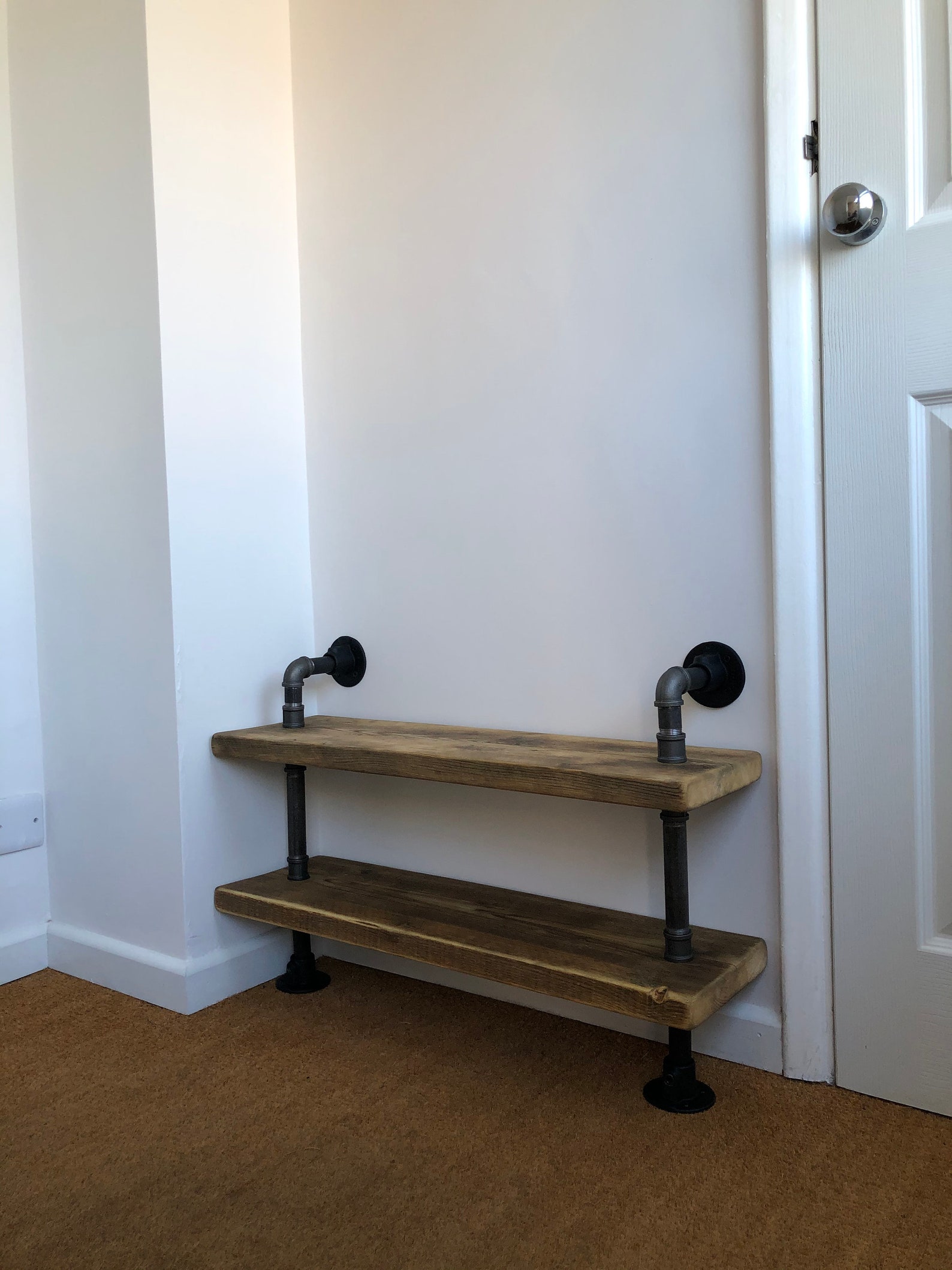 Bespoke Industrial Rustic Shelving Custom Industrial Rustic - Etsy