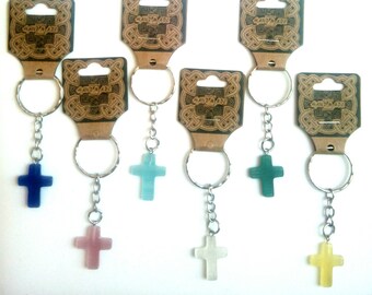 Cross keychain | Etsy