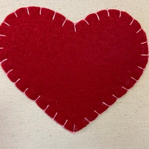 Valentines Red Heart Trio Decorative Pillow - Etsy