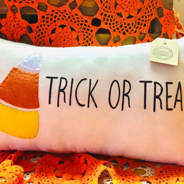 Candy Corn Pillow - Etsy
