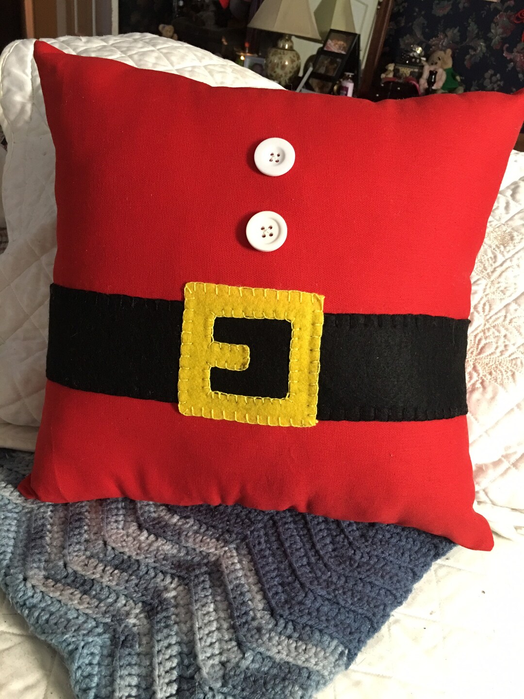 Santa Claus Pillow - Etsy