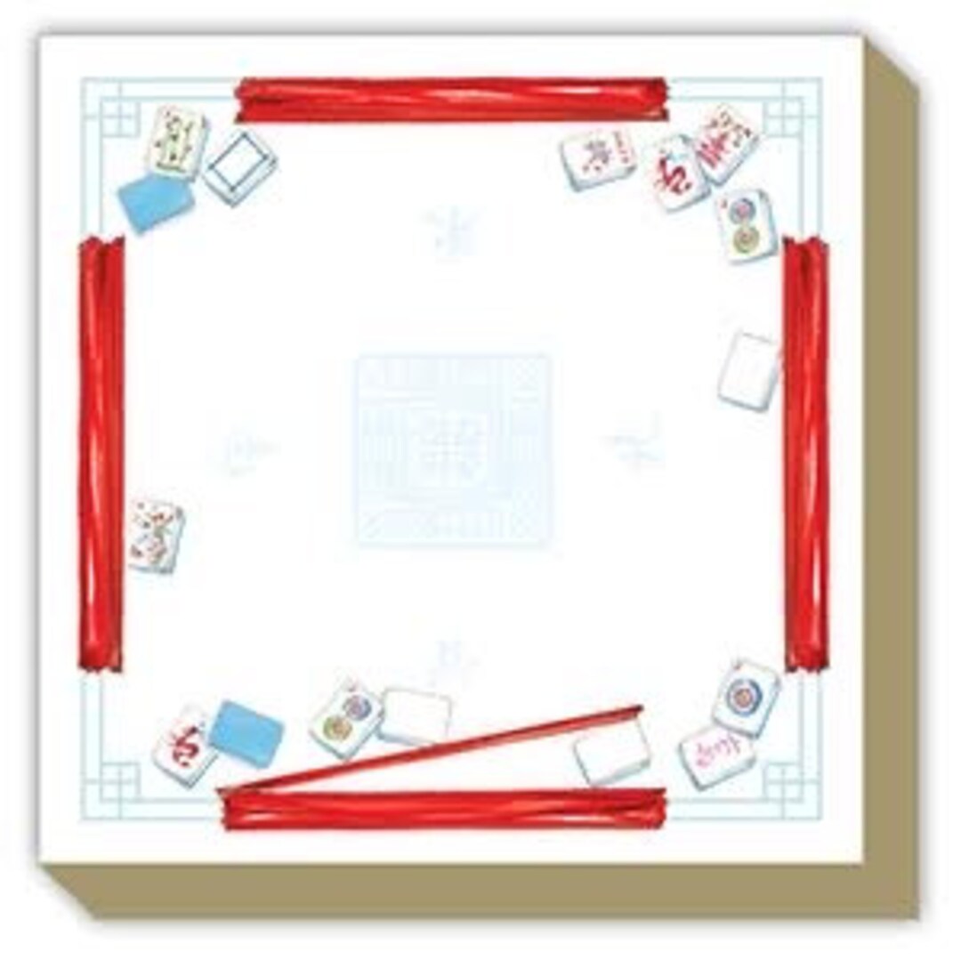 Mahjong Rack Border Square Notepad 5.5 - Etsy