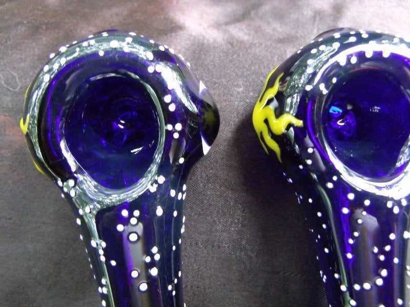 Moon Sun and Stars Boro Glass Pipe Handmade by Me in the USA - Etsy