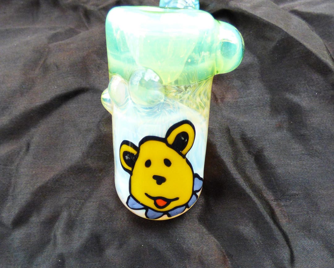 Dancing Bear Hammer Glass Pipe - Dead Dancing Honey Bear - Etsy