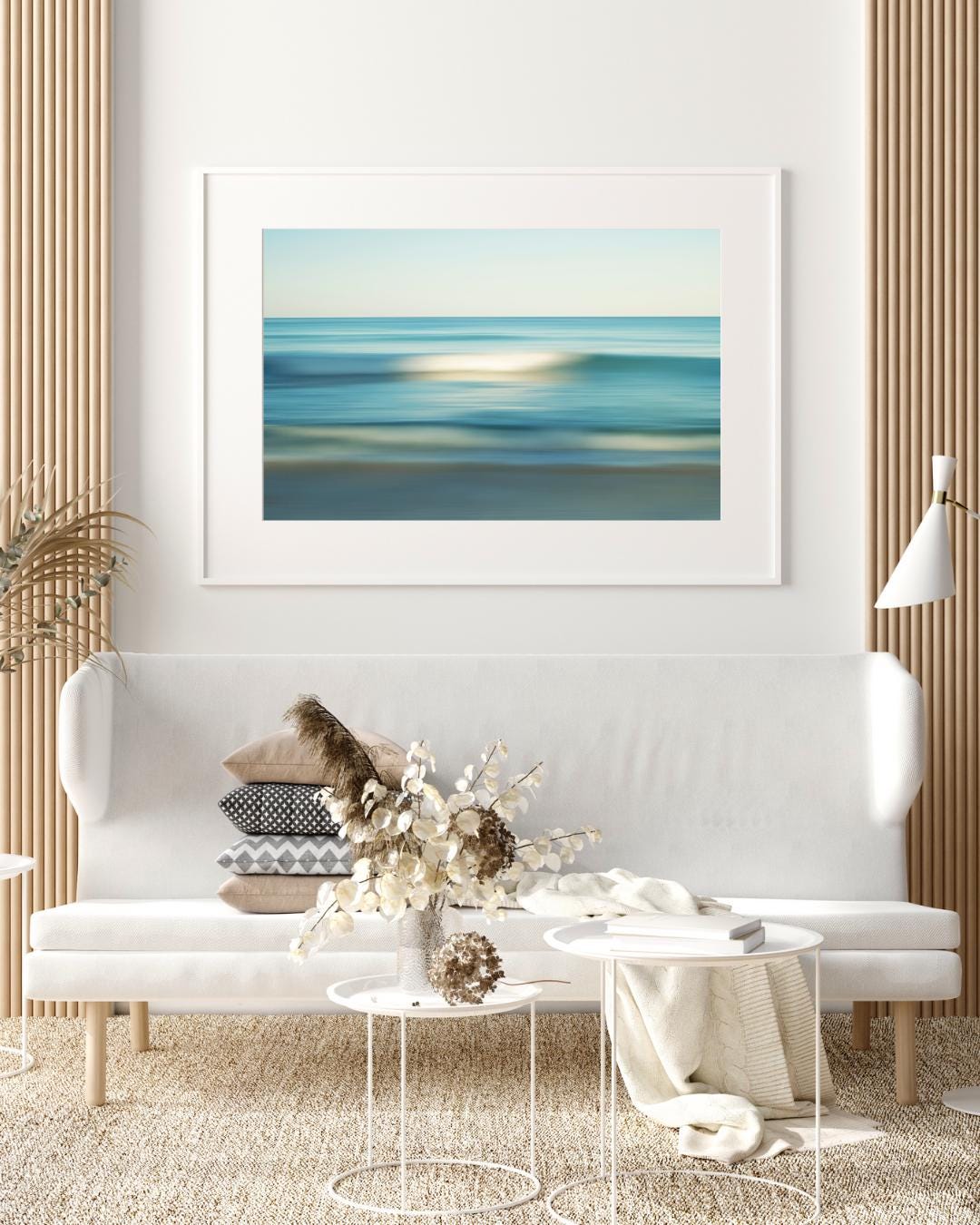Abstract Seascape Photography Horizon Art Print Ocean Home Decor Wall ...