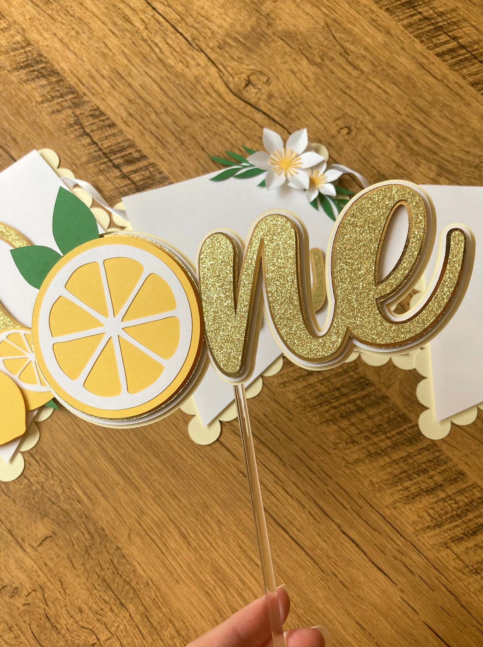 Lemon Cake Topper 1st Birthday Lemon Cake Topper Lemonade - Etsy