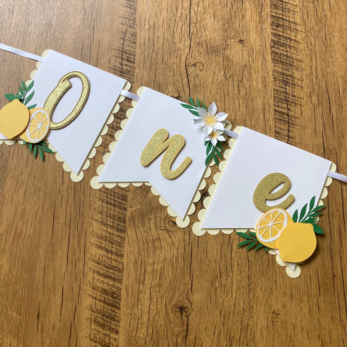 Lemon One High Chair Banner Lemon Birthday Banner Lemonade - Etsy