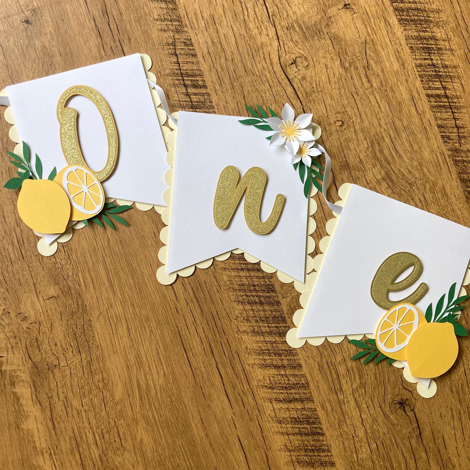 Lemon One High Chair Banner Lemon Birthday Banner Lemonade - Etsy