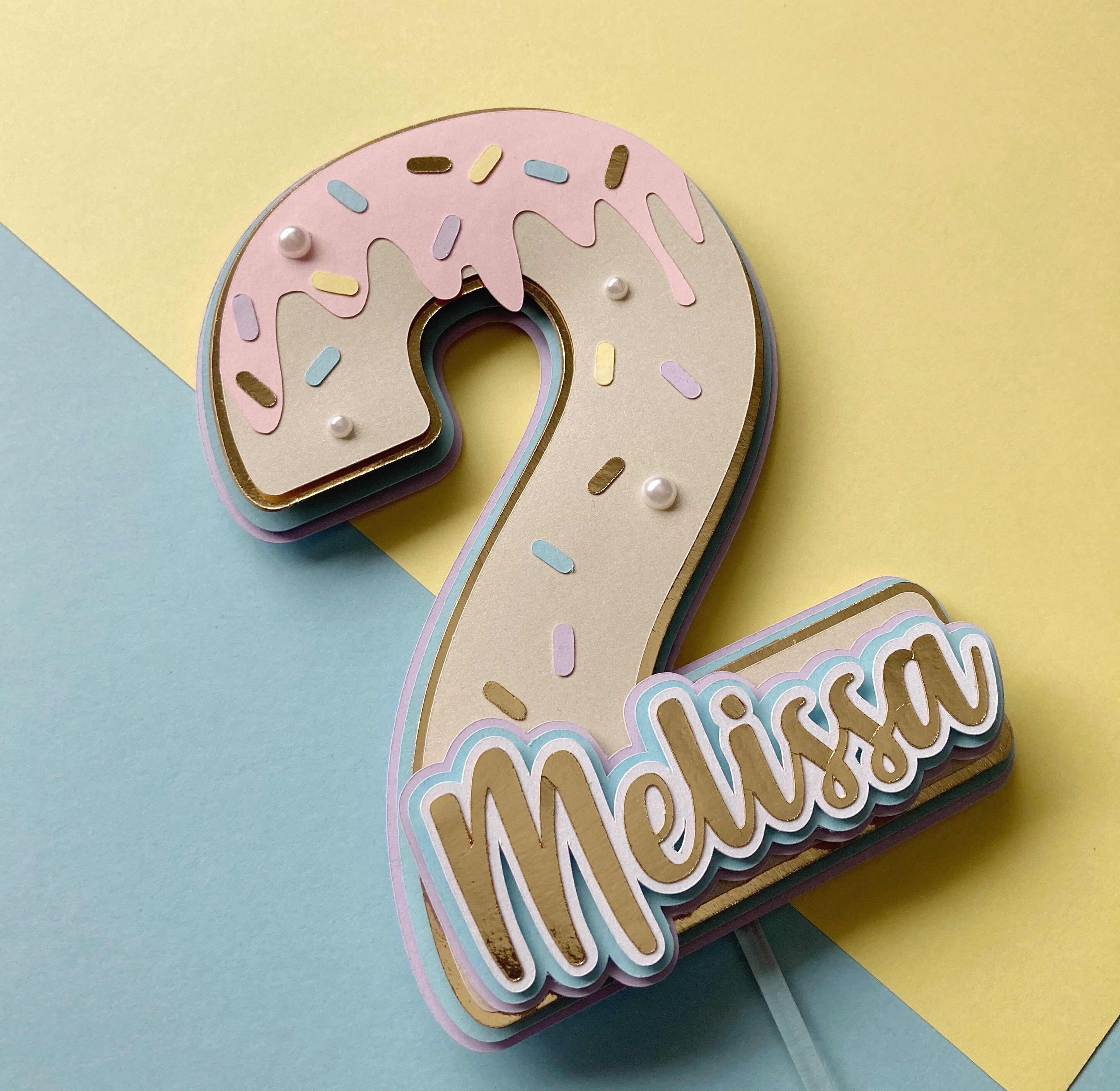 Ice Cream Cake Topper Personalized Ice Cream Cake Topper - Etsy Canada