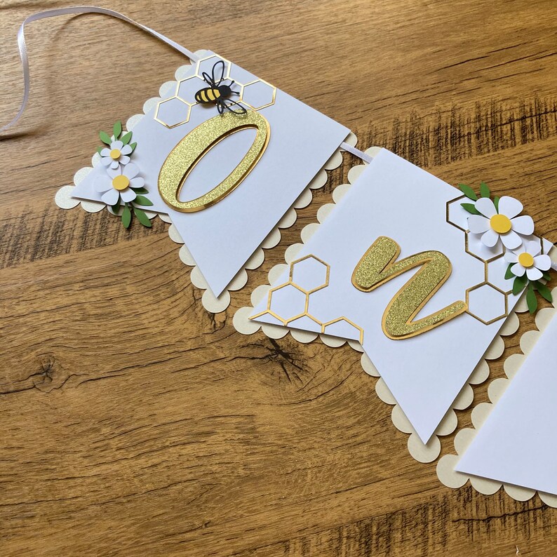 Bee Birthday Cake Topper One Bee Cake Topper 1st Bee-day - Etsy