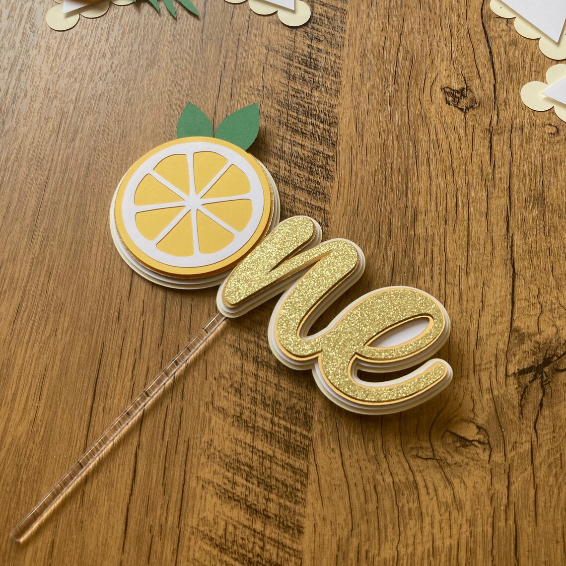 Lemon Cake Topper 1st Birthday Lemon Cake Topper Lemonade - Etsy