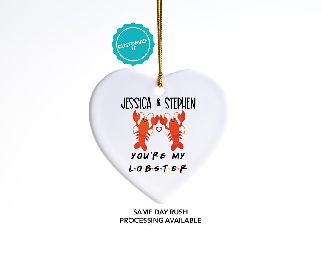 You're My Lobsters Friends Inspired Holiday Ornament, Custom Holiday ...