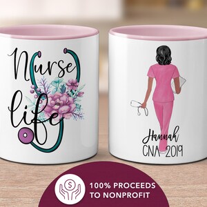 Custom nurse Life Mug Design Customizable Design - Etsy