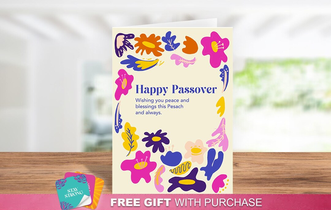 Passover Card: Happy Passover - Peace and Blessings This Pesach and ...