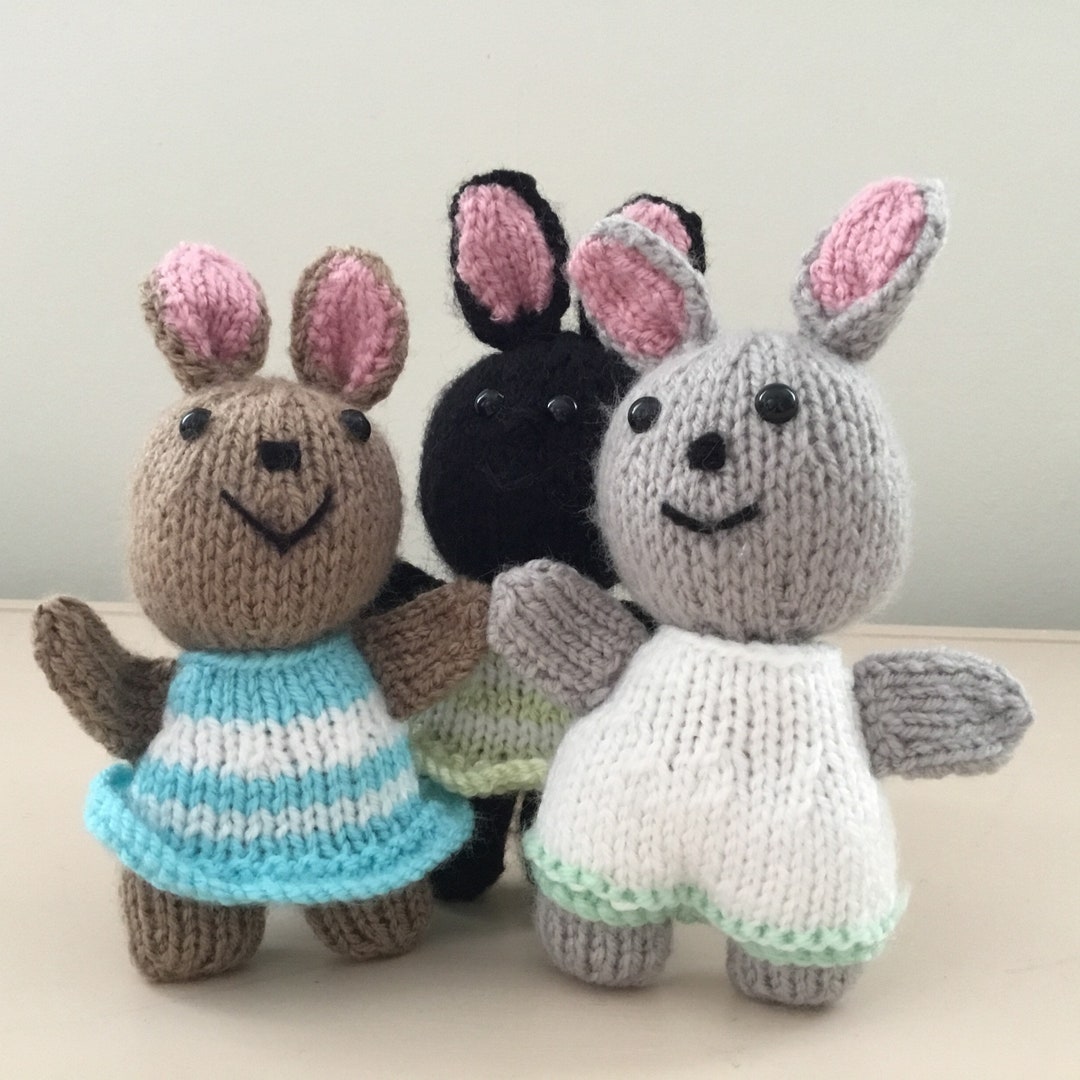 Hand-knitted Bunny Rabbits for Babies and Toddlers - Etsy