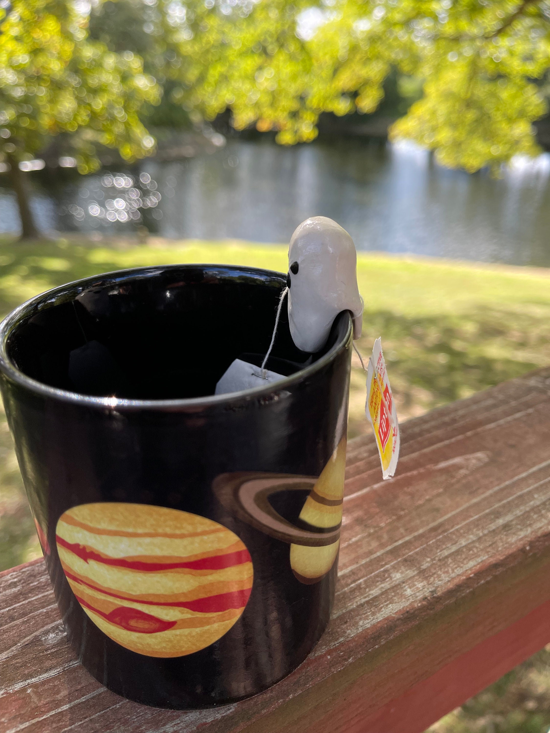 Ghost Teacup Friend, Tea String Holder - Etsy