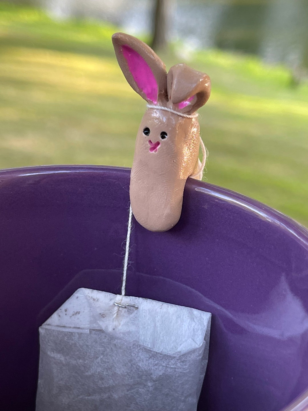 Tea String Holder, Rabbit Teacup Friend - Etsy