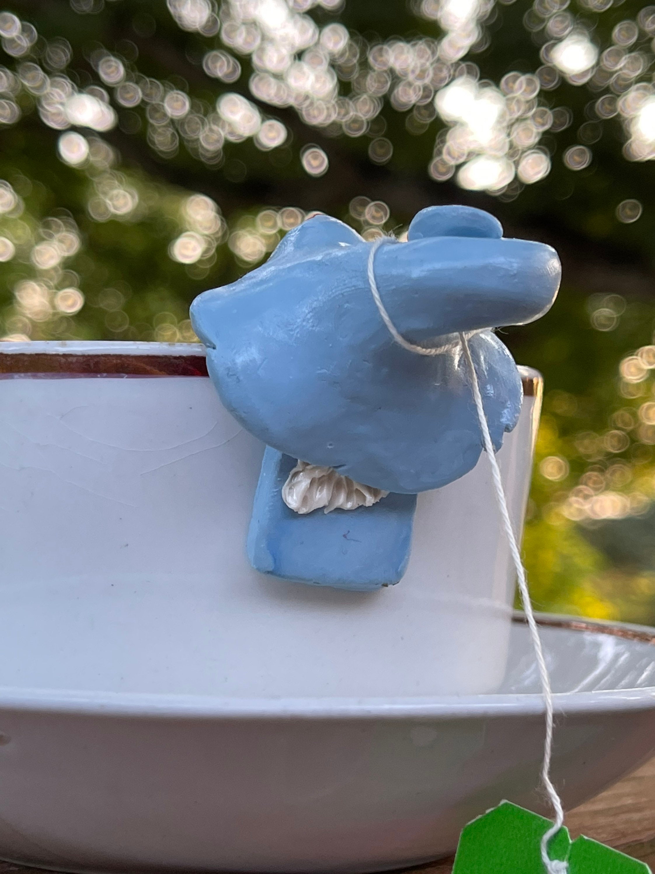 Tea String Holder, Gnome Teacup Friend - Etsy