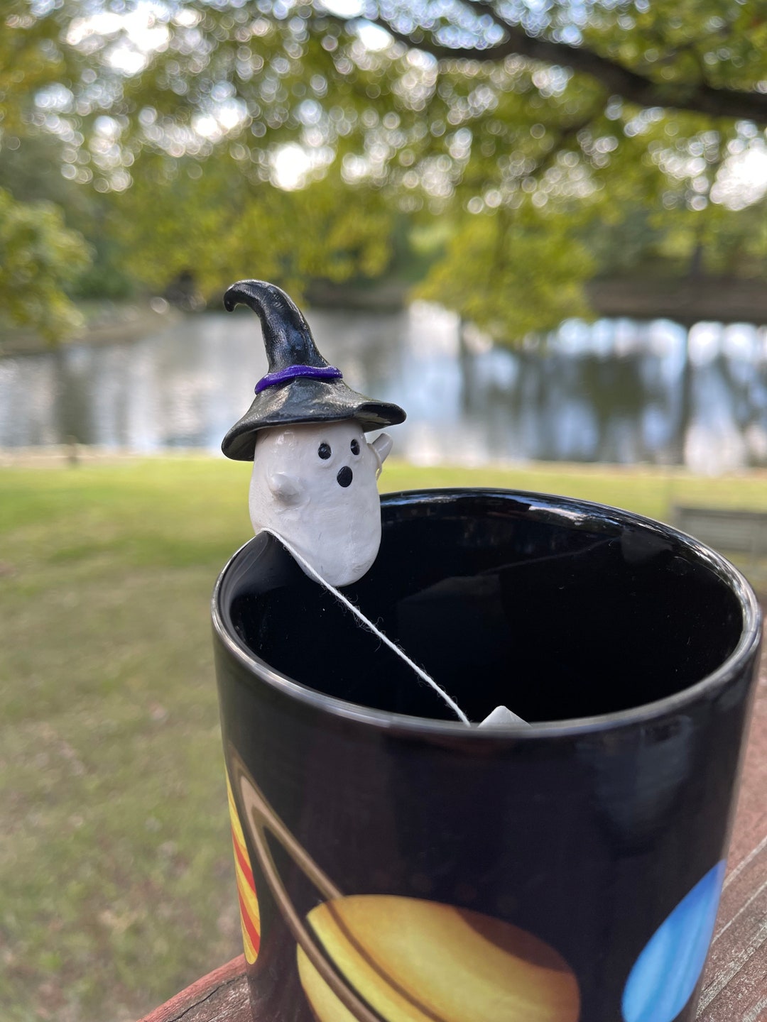 Ghost Witch Teacup Friend, Tea String Holder - Etsy