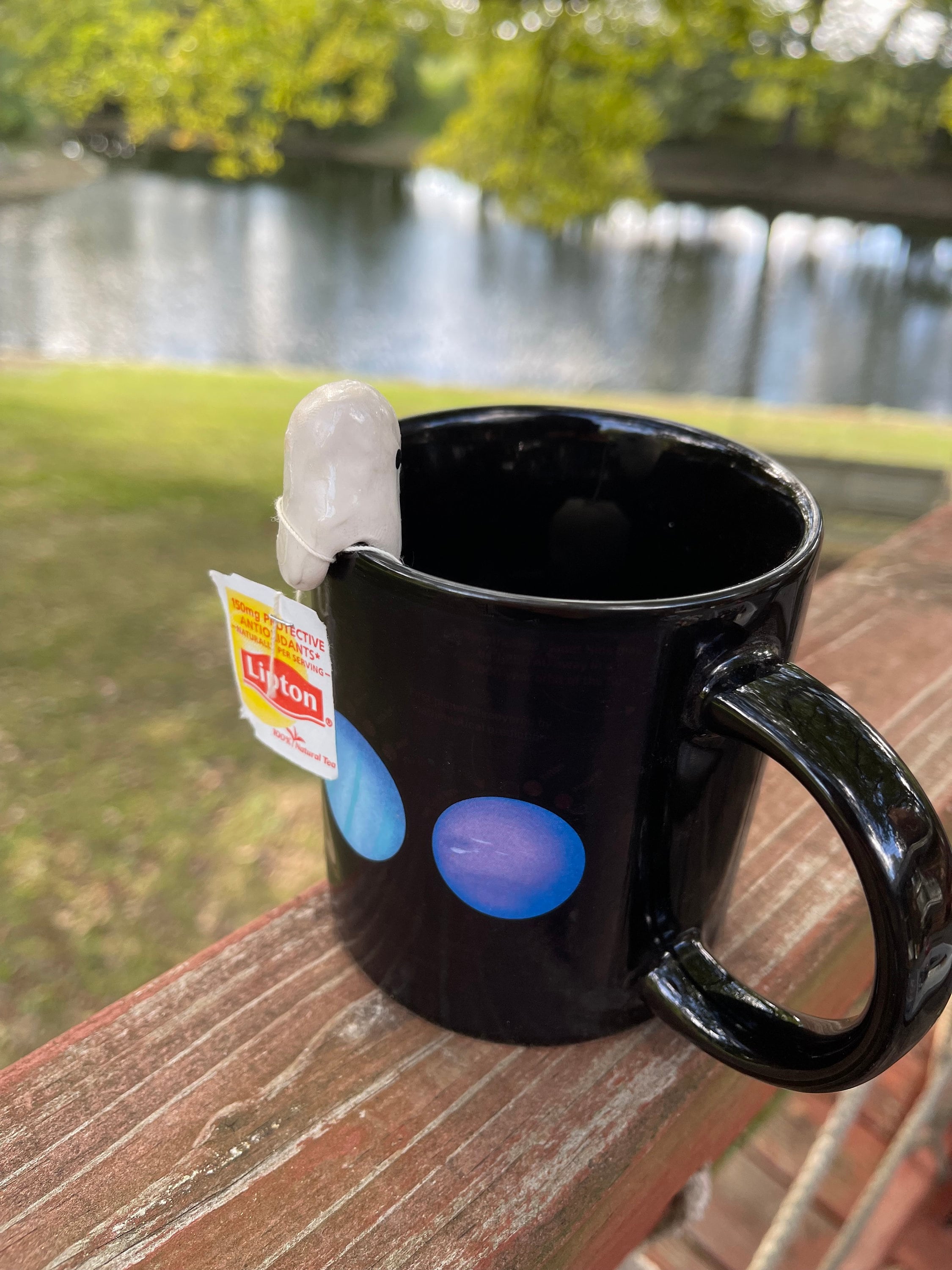 Ghost Teacup Friend, Tea String Holder - Etsy