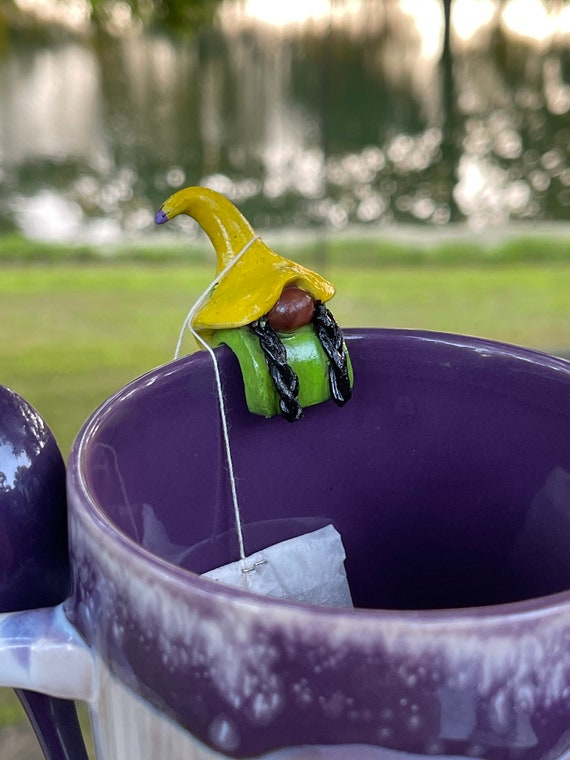 Teacup Friend Gnome Tea String Holder - Etsy