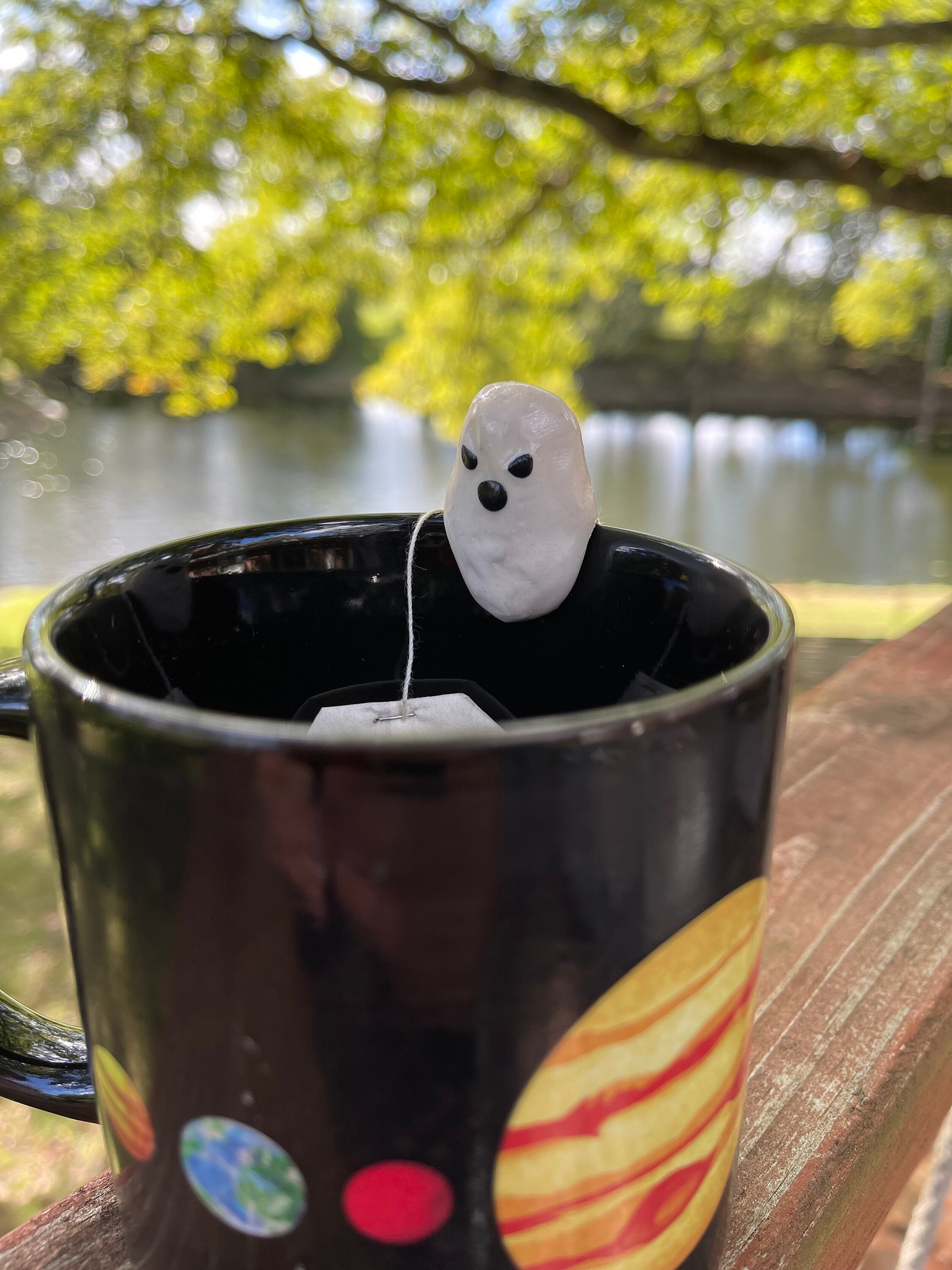 Ghost Teacup Friend, Tea String Holder - Etsy