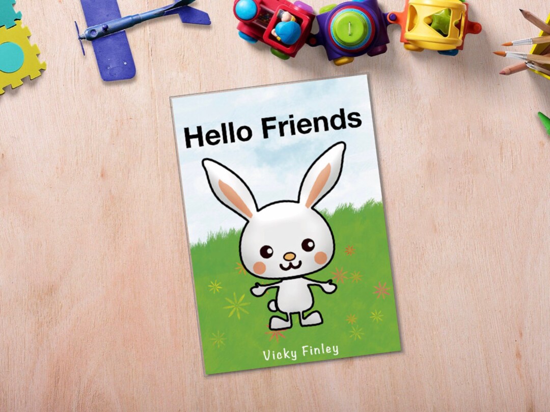 Hello Friends Gorgeous PRINTABLE Lift the Flap Book. Ideal for Babies ...