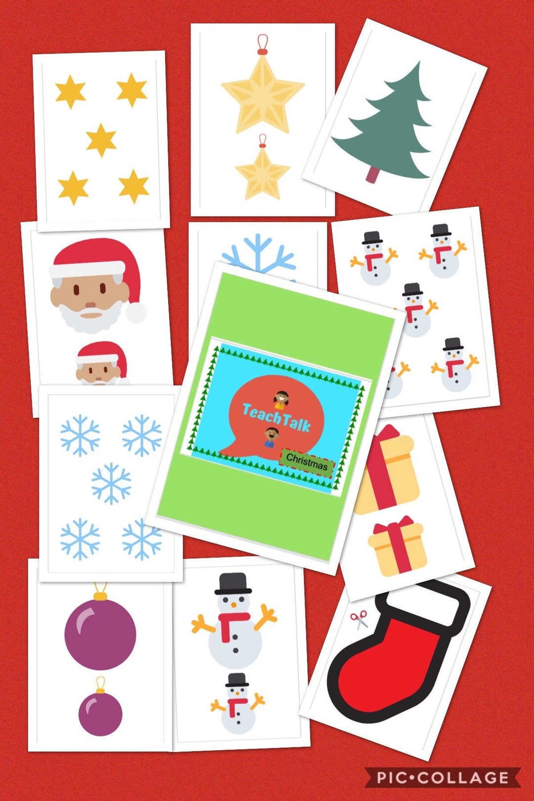 Teachtalk Christmas Circle Time Activity Pack Enhancements. Speech and ...