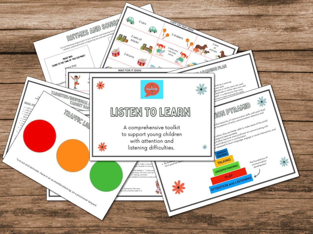 Attention & Listening Early Years Toolkit. Activities and Targets for ...