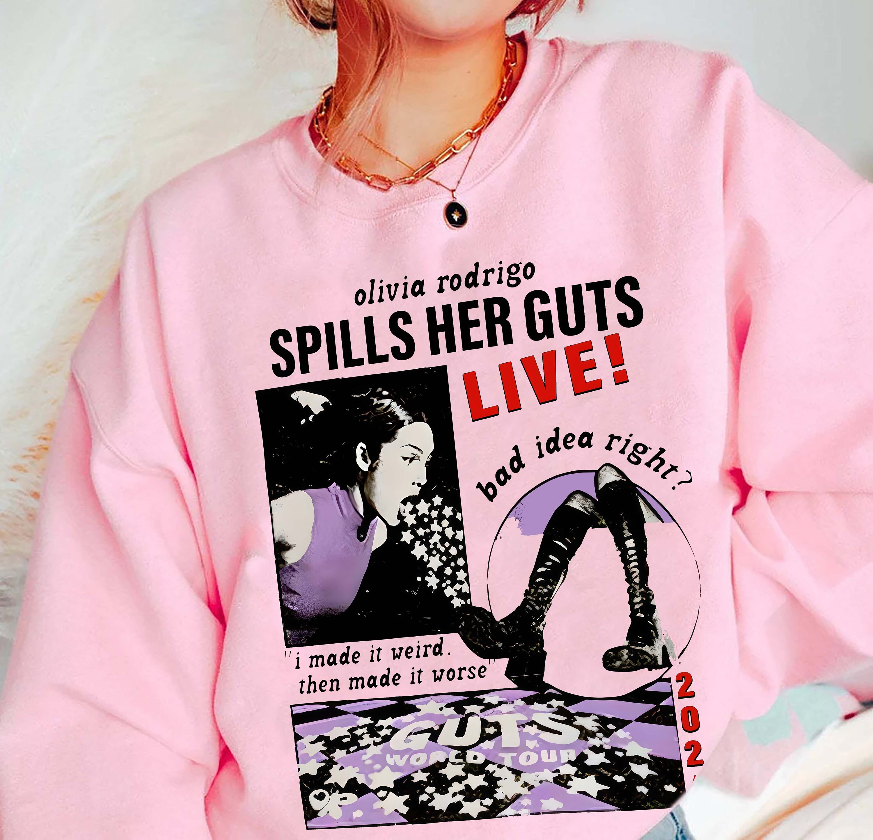 Olivia Rodrigo Guts Tour 2024 PNG, the Guts World Tour 2024 Png, Olivia ...