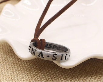 Sic Parvis Magna Ring - Etsy