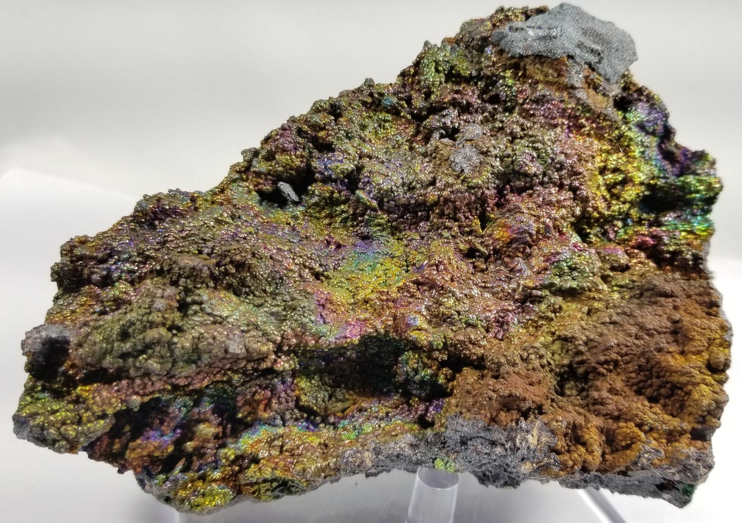 Large RAINBOW TURGITE Iridescent Hematite Goethite Graves Mountain ...