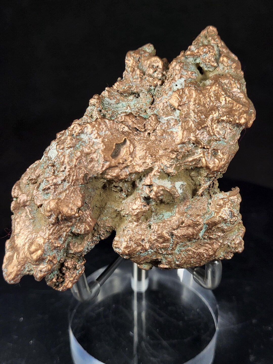 Beautiful Sculptural 8.9 Ozs Native Copper Nugget From the Keweenaw ...